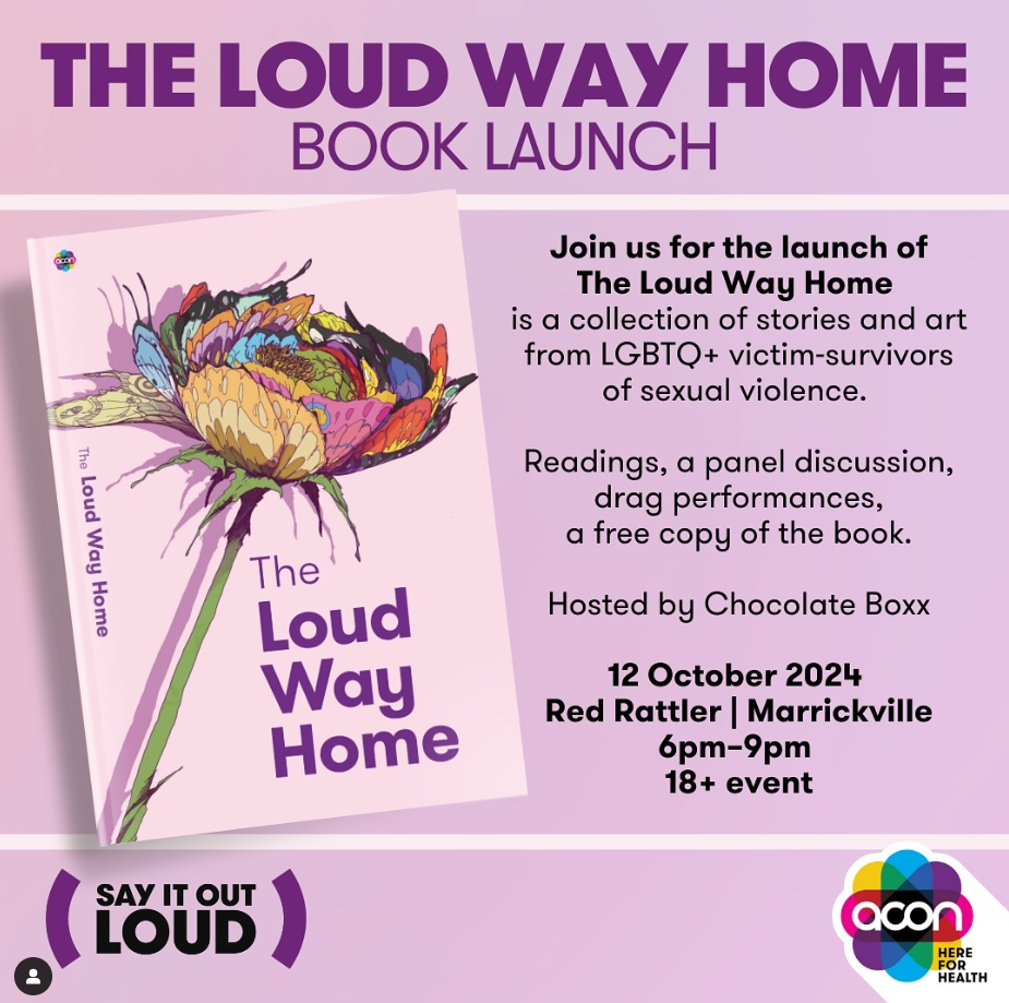 The Loud Way Home book launch – Wordflower
